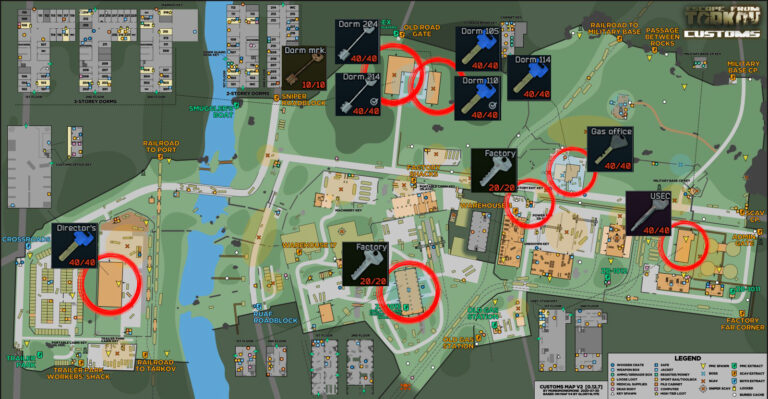 【タルコフ】カスタムのオススメ鍵まとめ【Factory/Director’s office】 | タルコフは知識